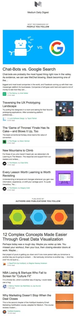Newsletter exemples : 4 exemples de newsletters efficaces