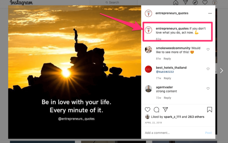 90 description ideas for your Insta posts - David Reyero